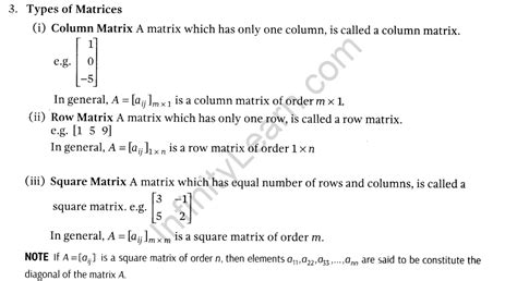 Important Questions For Class 12 Maths Chapter 3 Matrices Important Questions For Class 12 Maths Chapter 3 Matrices