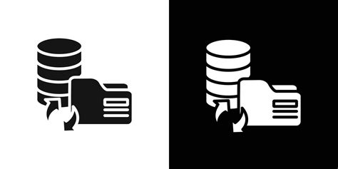 Data Storage Icon Flat Set Outline 50307966 Vector Art At Vecteezy