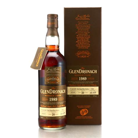 Glendronach 1989 Single Cask 20 Year Old Whisky Whisky Auctioneer