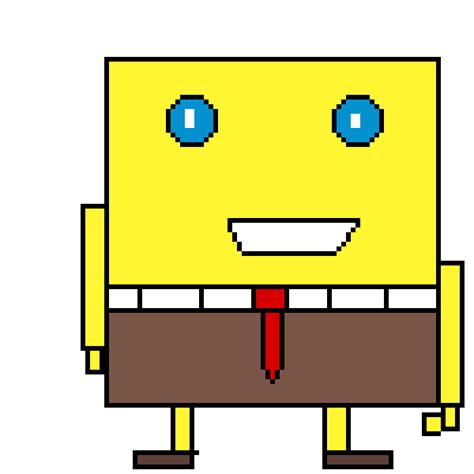 Pixilart Spongebob Without Holes By Animegirl2