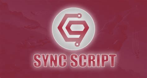 Sync Scripts · Sync Radialmenu
