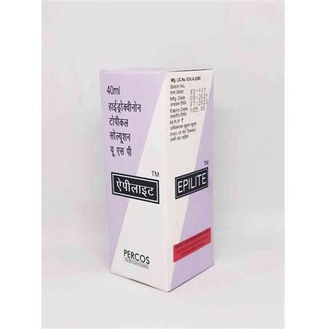 Liquid Hydroquinone Topical Solution 40ml Epilite At ₹ 200 Piece In