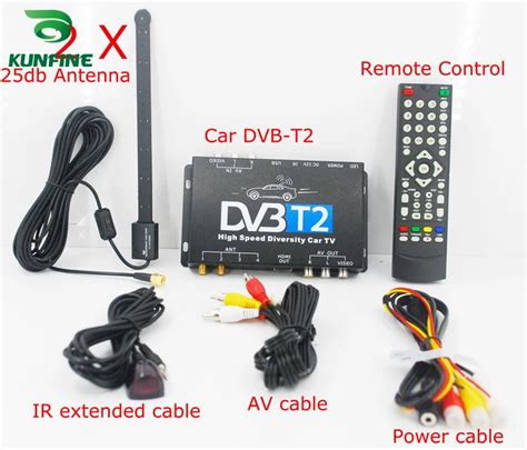 Hdtv Car Dvb-t2 Dvb-t Multi Plp Digital Tv Receiver Automobile Dtv Box ...