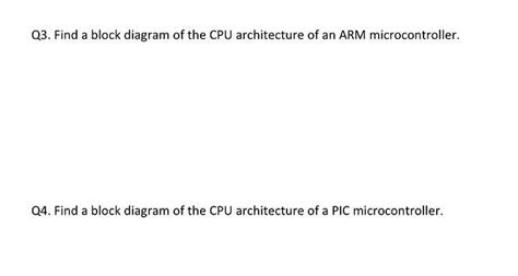 Solved Q Find A Block Diagram Of The CPU Architecture Of Chegg