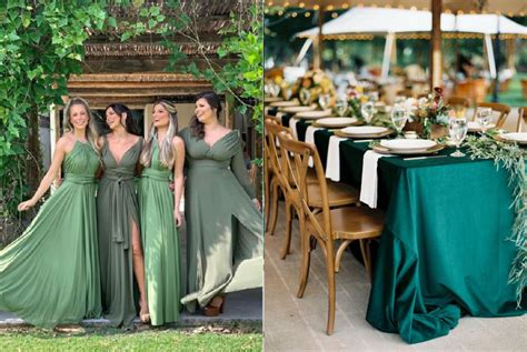 Combinações De Cores Que Você Pode Usar Se Suas Madrinhas Estiverem De Verde Oliva Para Noivas