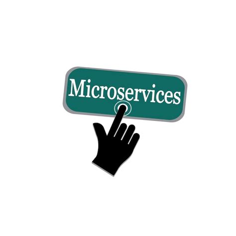 Premium Vector Micro Services Keythe Hand Presses The Button To Buy