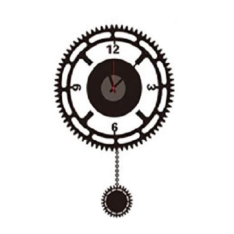 New 톱니 모양 예쁜 벽 시계 장식 걸이 선물 인테 헬로마켓