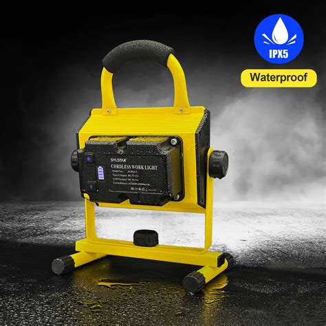 Sylstar Rechargeable Work Light 60w 6500lm Super Bright