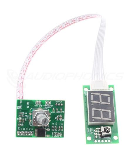 Gla Volume Control Module 50kohm With Encoder Display Remote Control Audiophonics