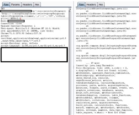 Yandexclickhouse Injection Deteact Continuous Information Security