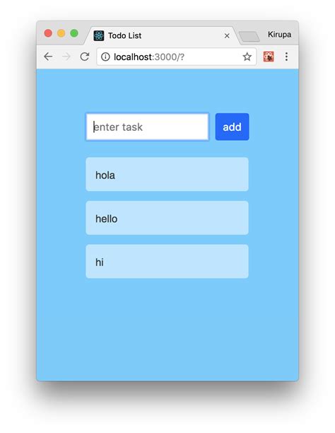 Building An Awesome Todo List App In React Kirupa