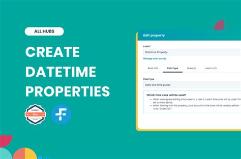 create custom datetime properties