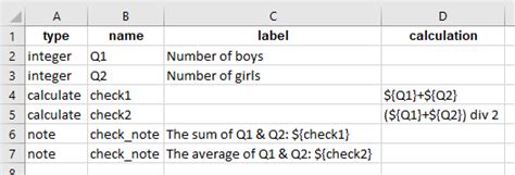 How Do We Use The Calculate Function In Kobotoolbox To Add 2 Variables Form Building