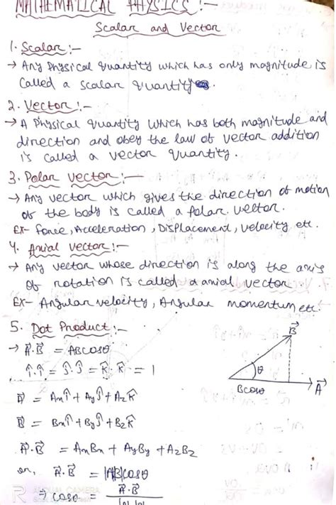 Mathematical Physics 1st Sem Bsc Phy Handwritten Notes Pdf Shop
