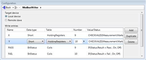 Modbus Example