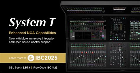 Solid State Logic Expands Next Generation Audio Capabilities At IBC 2025 With Integrated Development