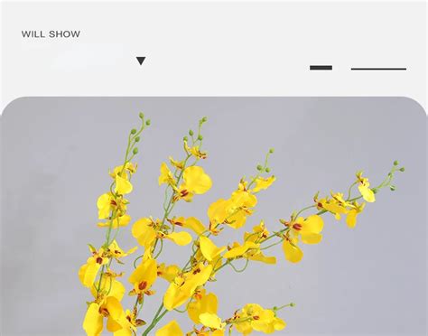 Искусственные цветы 103 см 5 шипов танцующая Орхидея Европейский Декор для дома свадебное