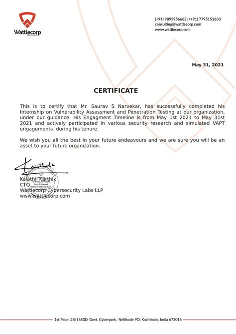 Saurav Narvekar On Linkedin Cybersecurity Vapt Informationsecurity