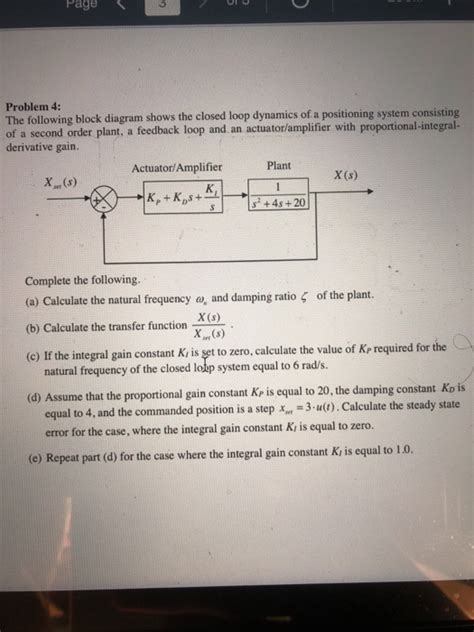 Solved Page Problem The Following Block Diagram Shows The Chegg Com