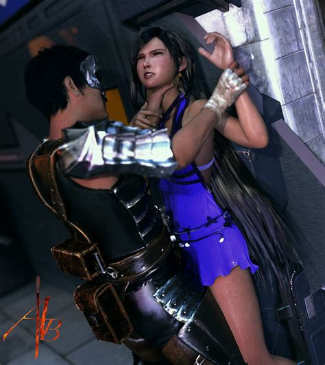 Tifa Strangle In Her Dress By Ab Dragonfist7777 On Deviantart