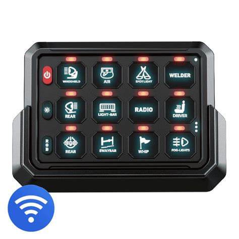 The Kickass 12 Gang Wireless 12v Switch Panel Kickass Products