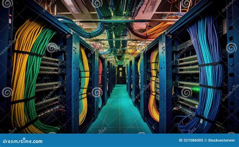 Management Cabling Royalty Free Illustration 324812181