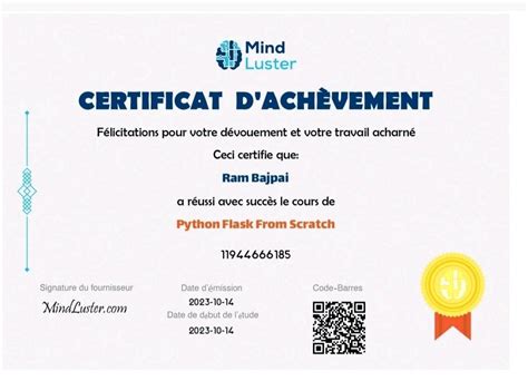 ram bajpai on linkedin pythonflask certification webdevelopment