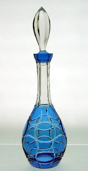 Colored Crystal Decanter Exclusive Piece Of Tableware For Wedding Or