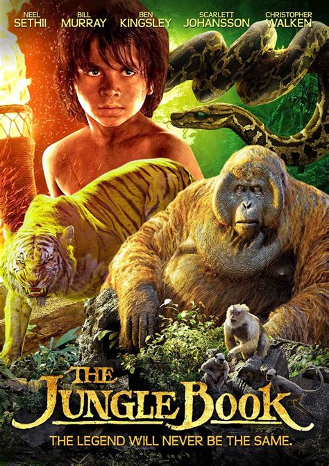 The Jungle Book Movie Poster Postcard Jungle Book Mov