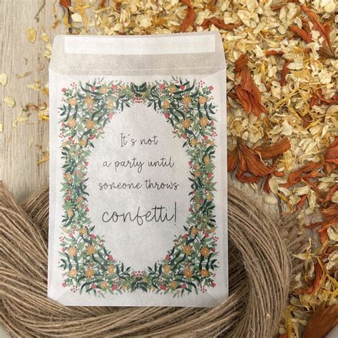 Confetti Packets Party Design 5 Confetti Packets Confetti Bee