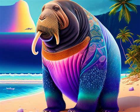 Cartoon Walrus Wallpapers 4k Hd Backgrounds On Wallpaperbat