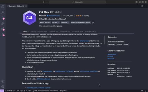 master c development in vscode writing and running tests guide