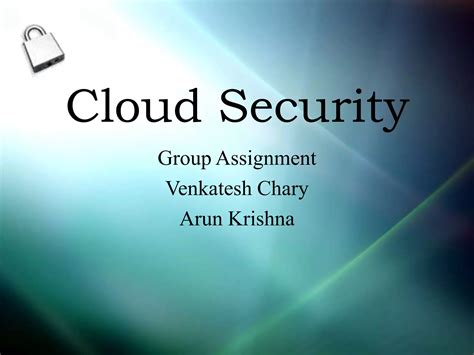 Cloud Security Ppt Pptx Cloud Computing Internet
