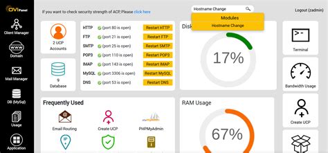 How To Hostname Change In Web Hosting Manager