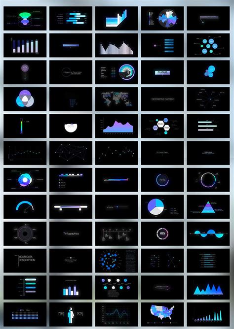Fcpx插件 60个可视化企业数据信息图表元素动画 Motionvfx Minfographics 源酷素材网