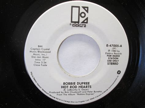 Robbie Dupree Hot Rod Hearts 1980 Vinyl Discogs