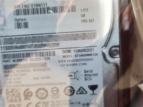 New 01lj063 01nn111 18tb 12gbs Sas 10k Ibm Fs7200 V7000 Ebay