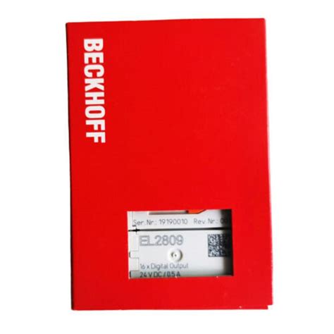 Beckhoff El2809 Digital Output Terminal At Rs 8000 Digital Input