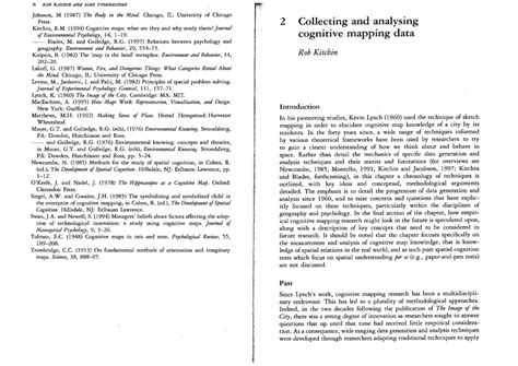 Pdf Collecting And Analysing Cognitive Mapping Data
