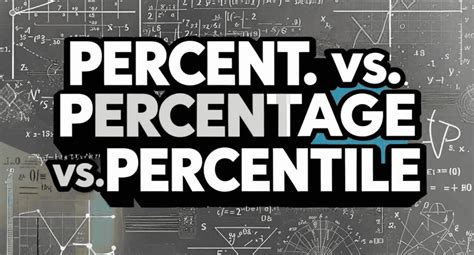 Percent Vs Percentage Vs Percentile What Is The Difference