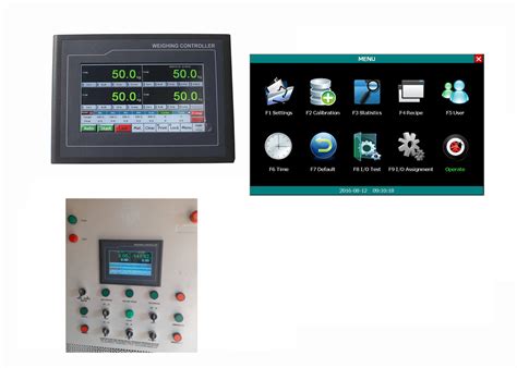 Tft Batching Weighing Controller With Panel Mounted Box And Usb Port