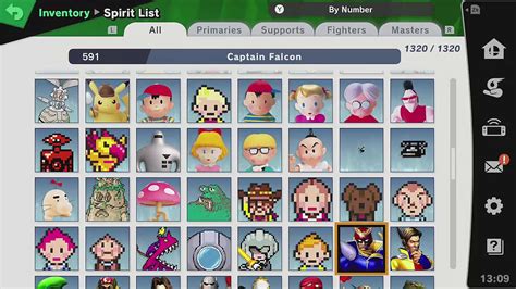 All Smash Bros Ultimate Spirits So Far 1320 April 26th 2019 Youtube