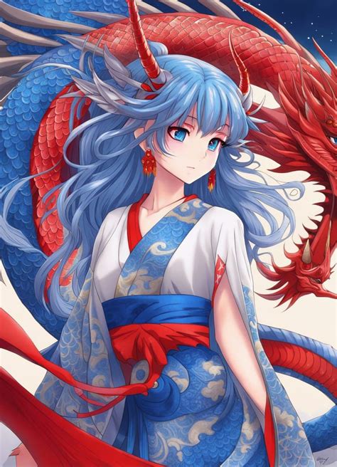 Anime Dragon Girl