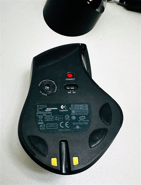 Logitech Wireless Mx Revolution Bluetooth Mouse M Rbq124 W Charging Dock Read Ebay