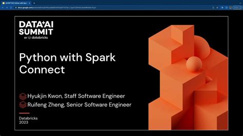 Python With Spark Connect Youtube