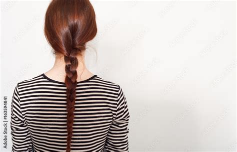 Braided Hair Back View