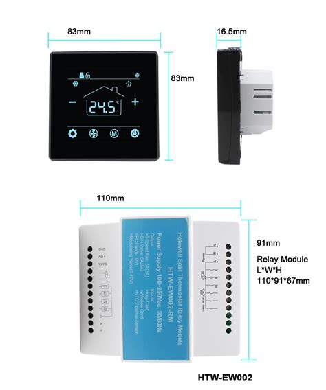 Best Hotel Hvac System Modbus Thermostat Noise Free Temperature