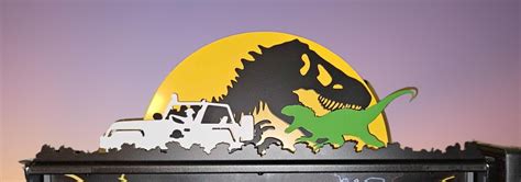 Jurassic Park Pinball Silhouette Topper Mezel Mods