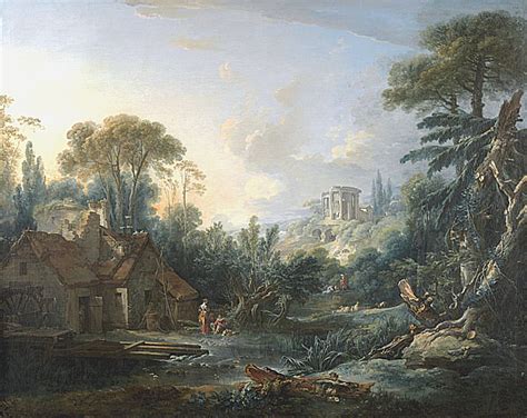 名畫檔案水磨坊景觀 Landscape with a Water Mill