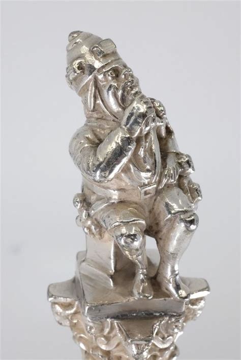 F0044 Miniatur Berner Kindlifresser Brunnen Jwidmer ~1900 Gebraucht